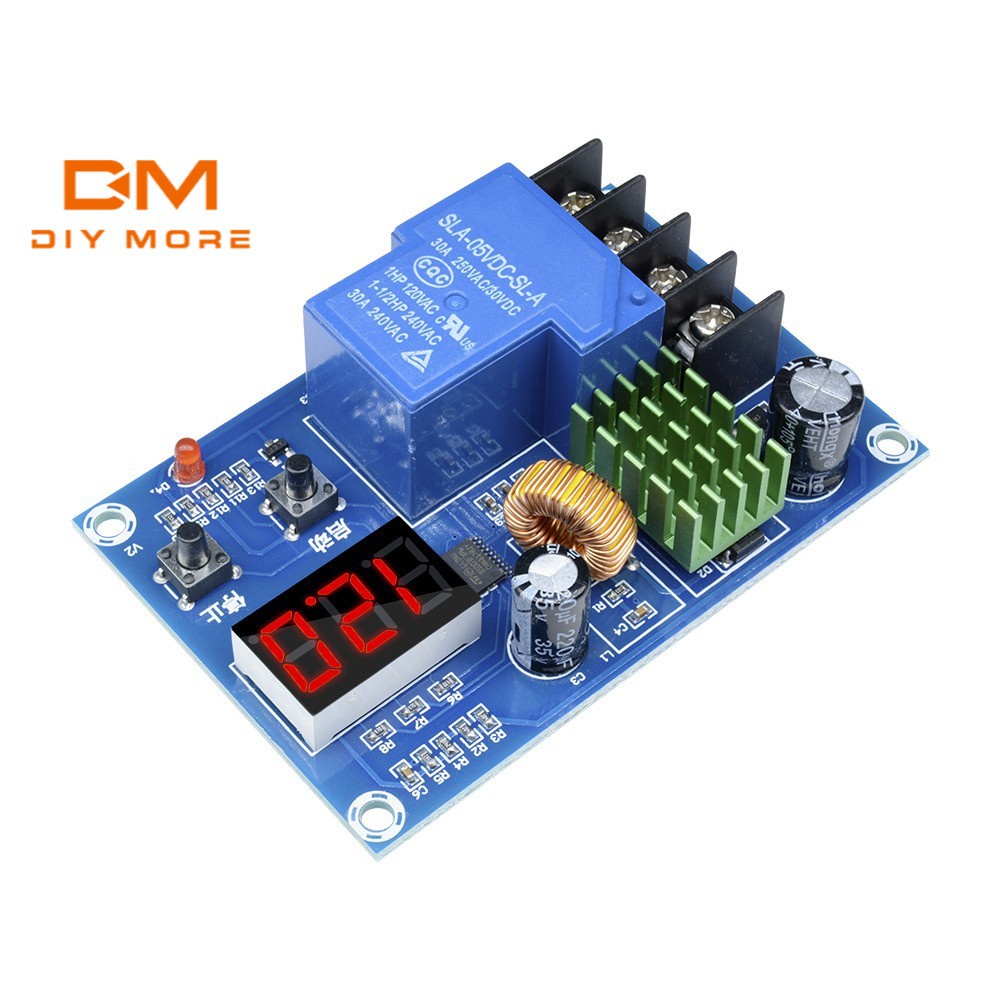 DIYMORE XH-M604 โมดูลควบคุมการชาร์จแบตเตอรี่ จอดิจิตอล 6-60V 12V 24V 48V - diymore66.th - ThaiPick