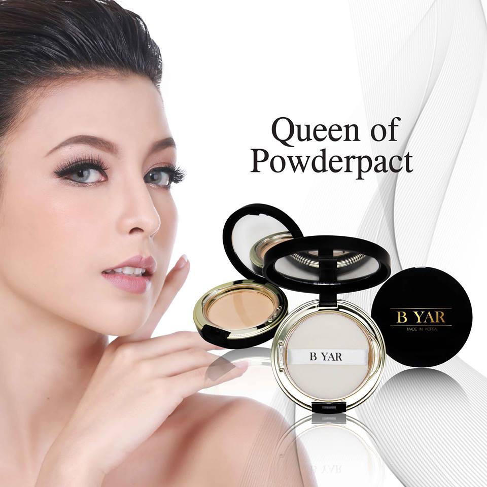 (หมด) ลดล้างสต๊อก B YAR Queen Of Powder Pact แป้งพัฟผสมรองพื้น ขนาด 12 ...