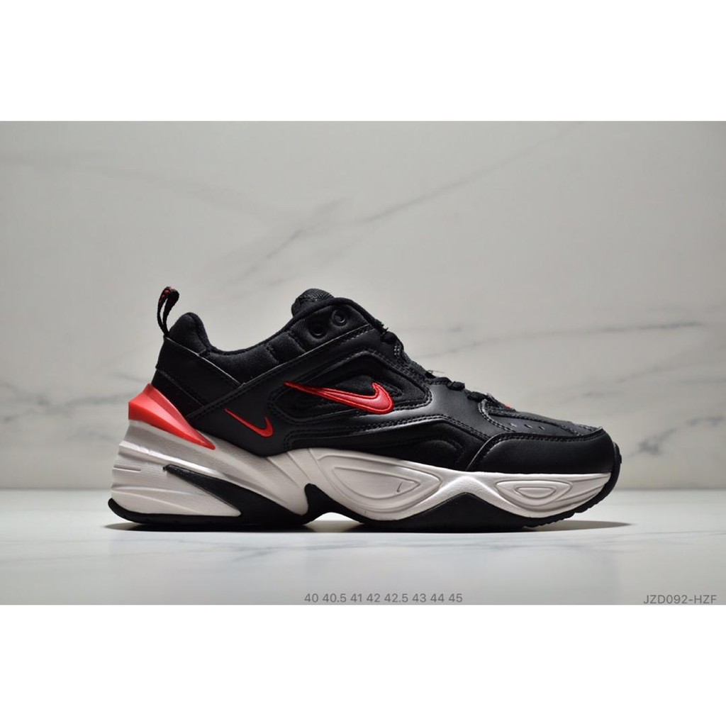 Nike AIR Monarch M2 K tekno รองเท้าผ้าใบลำลองสีดำสีเทาไซส์ 36-4 ...