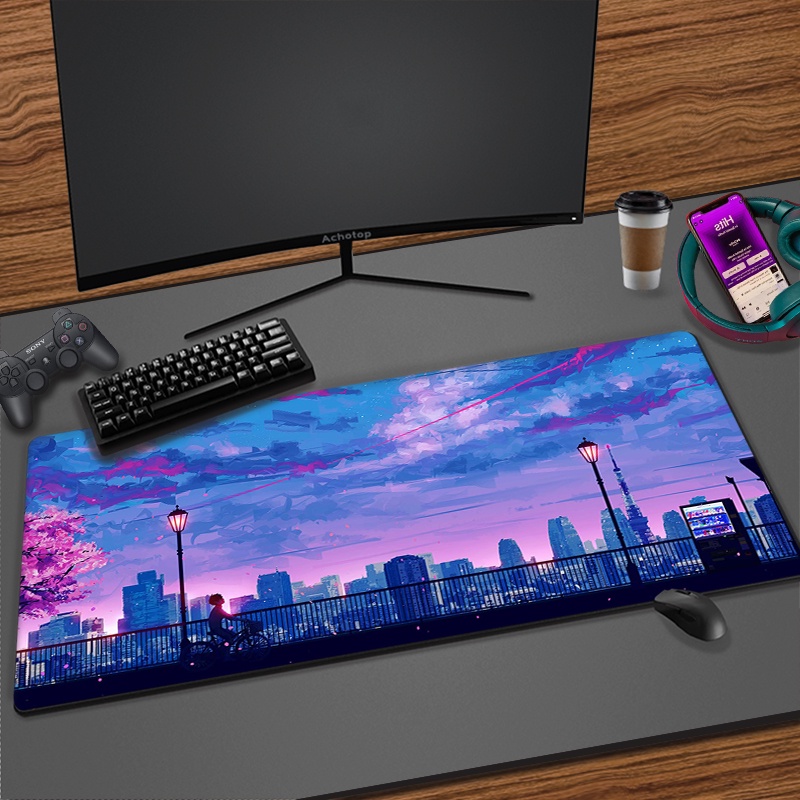 20Purple Moon Landscape Large Kawaii Mouse Pad XXL PC Gamer Computer ...