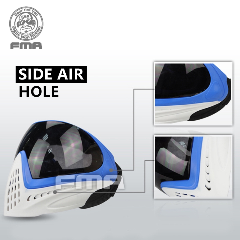 FMA F1 Full Face Safety Mask Face Guard Anti-fog Goggle Mask F0001 ...