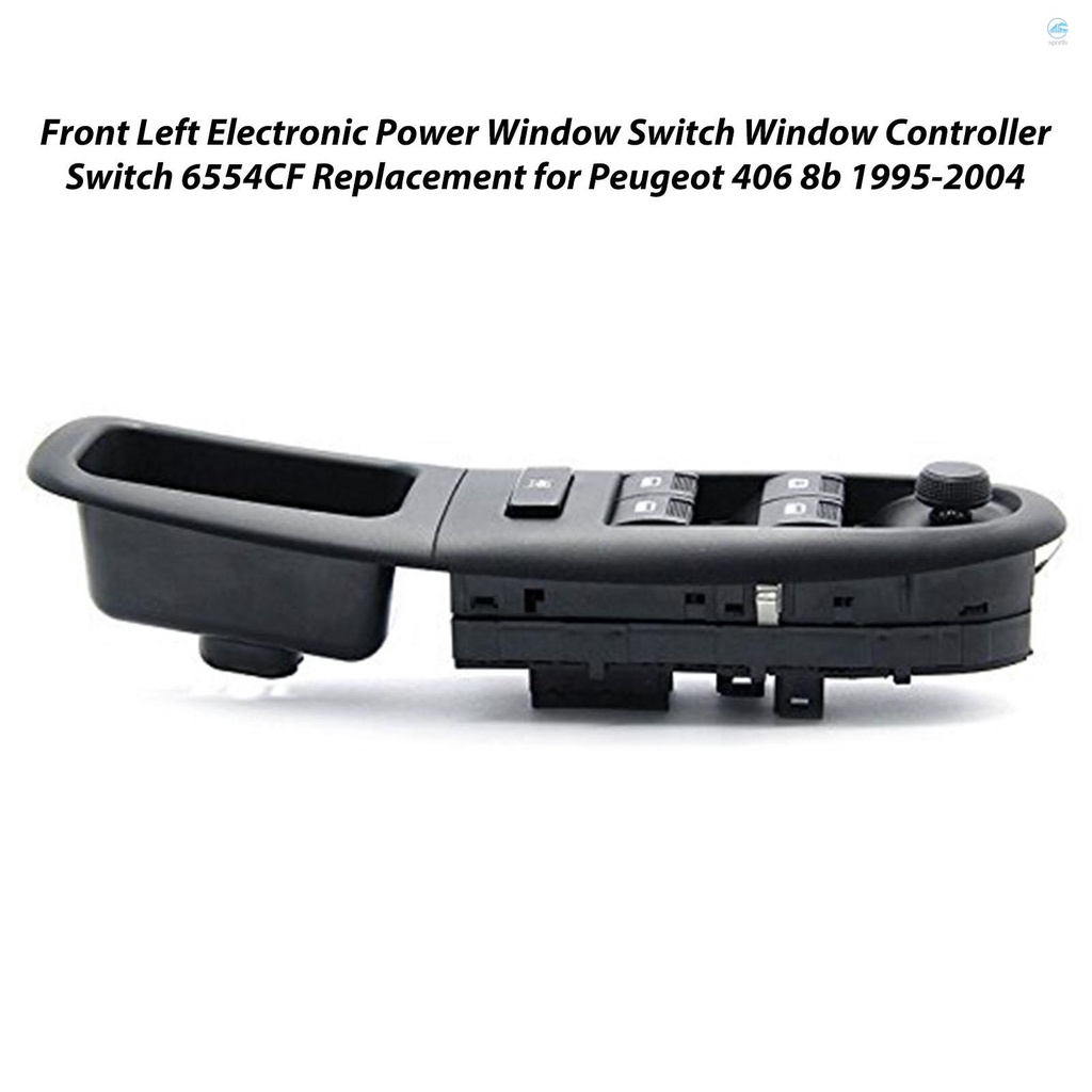 สวิทช์หน้าต่างควบคุมหน้าต่างด้านหน้าซ้ายอิเล็กทรอนิกส์ 6554CF สําหรับเ ...