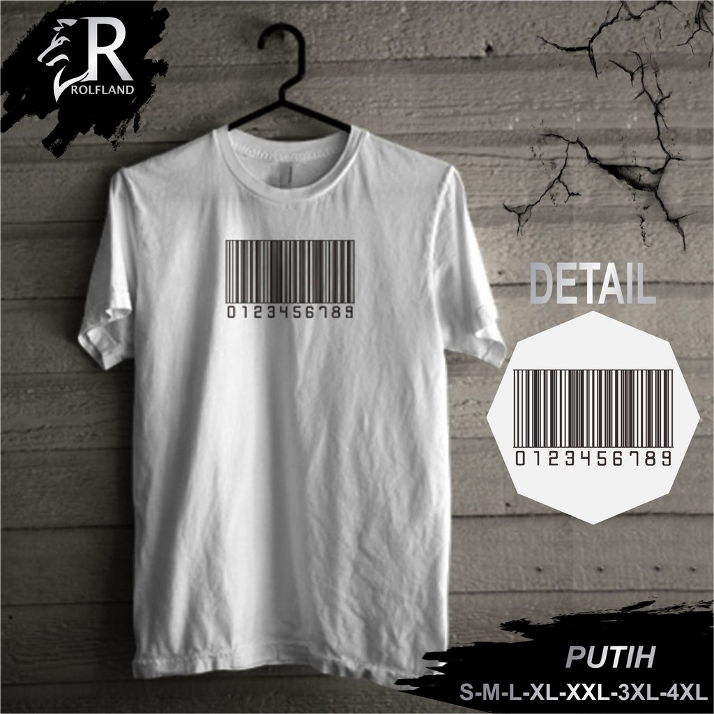 Distro Design BARCODE รองเท้าผ้าใบลําลองแฟชั่นสีขาวสไตล์คลาสสิค ...