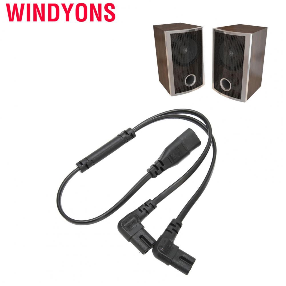Windyons IEC320 C8 To Dual C7 Cord Male Female 1 In 2 Out AC Power ...
