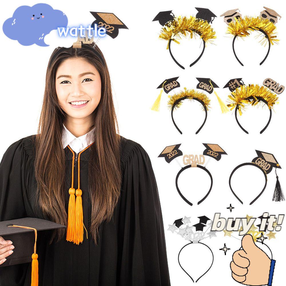 SMILE Lovely Grad Hairband Congratulations Hair Hoops Graduation ...