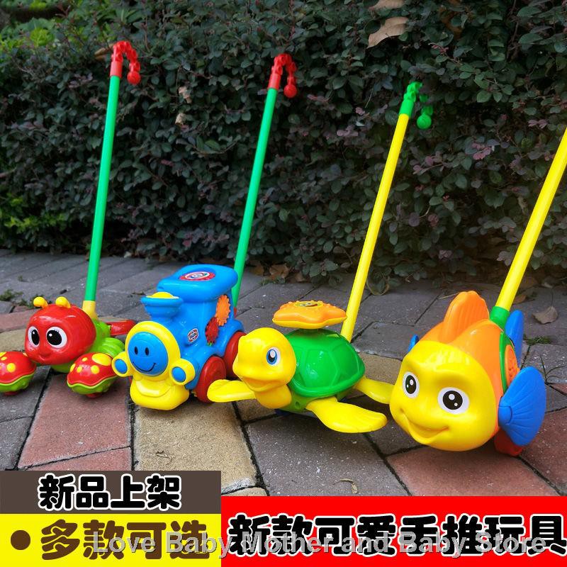 ♣ ☞Toys pushing joy baby children's toddler hands push wheelbarrow ...