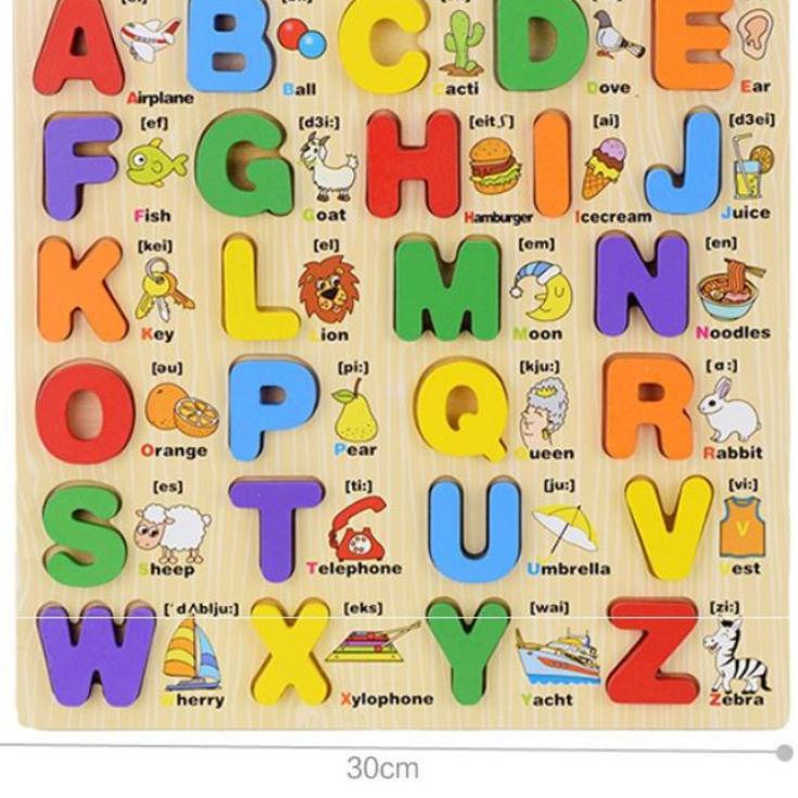 Chunky Alfabeth Puzzle Letters Puzzle Wooden Puzzle Are Very Selling ...