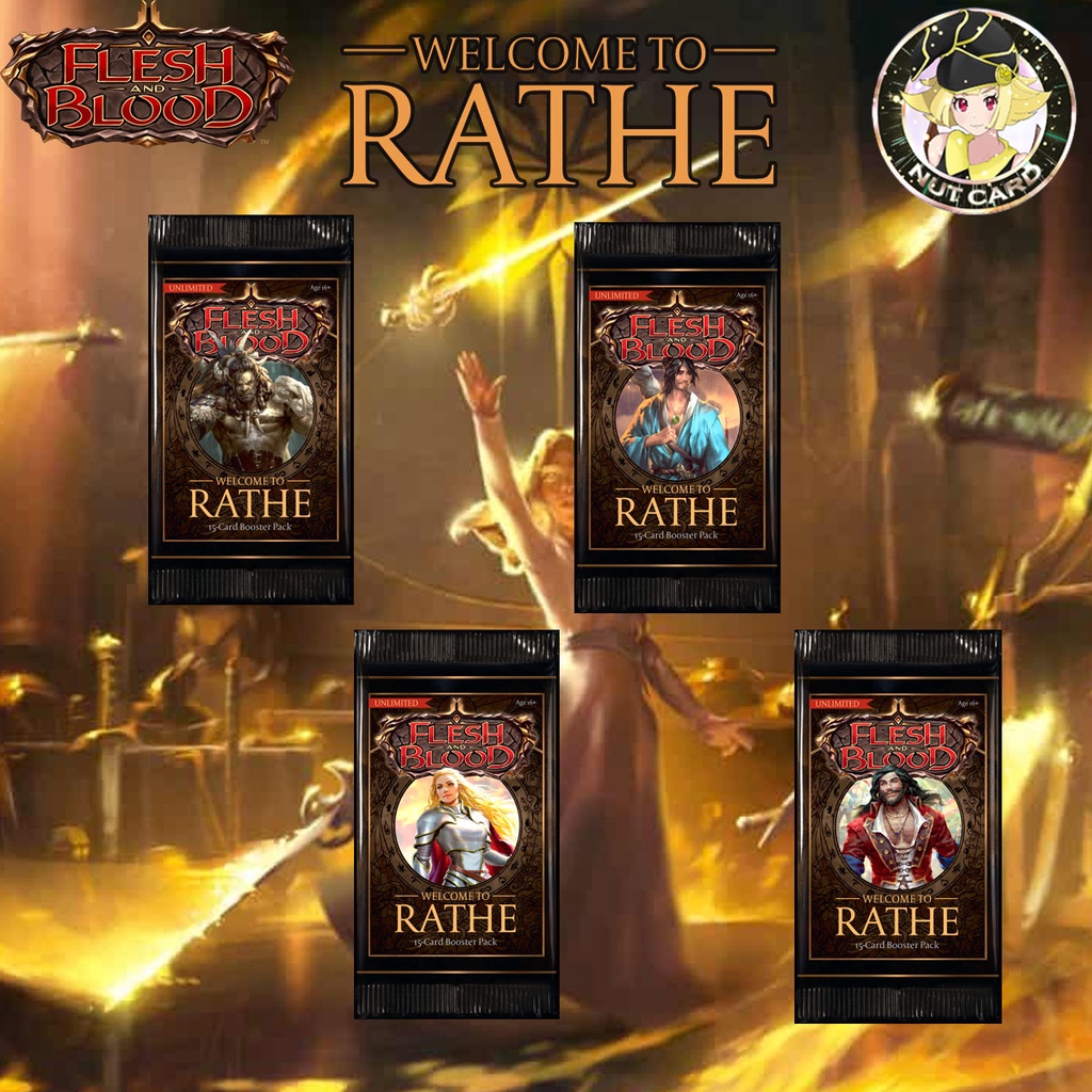 [FleshandBlood] Welcome To Rathe Unlimited Booster Pack | Shopee Thailand