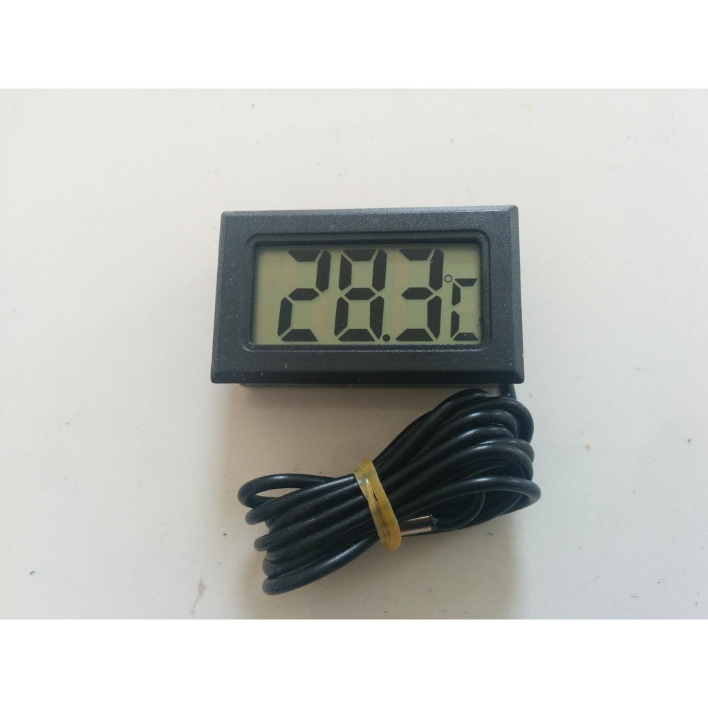 เครื่องวัดอุณหภูมิตู้ปลาดิจิตอล(พร้อมถ่าน) LCD digital thermometer ...