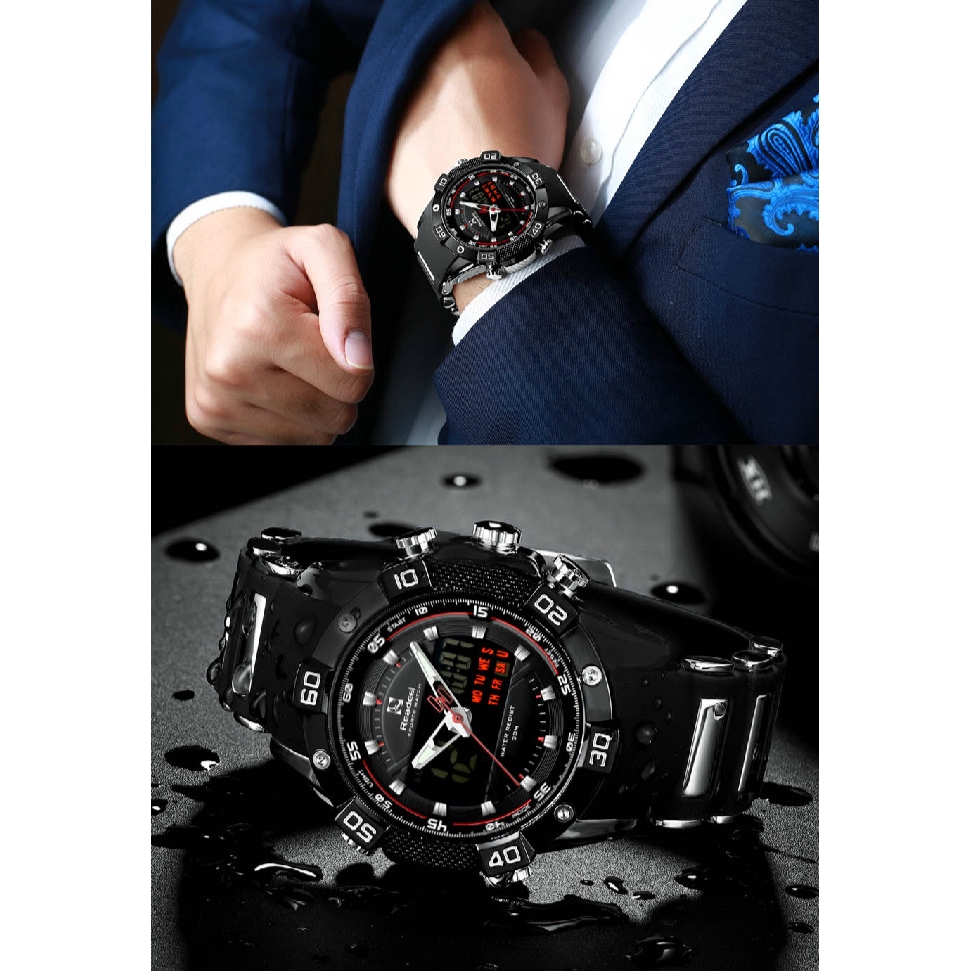 (new)Watch For Men Readeel 6001 Men's Watch With LED Light Calendar ...