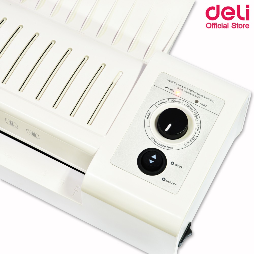 Deli 3891 Laminating A4 เครื่องเคลือบบัตรและเอกสาร ขนาด A4 อุปกรณ์ ...