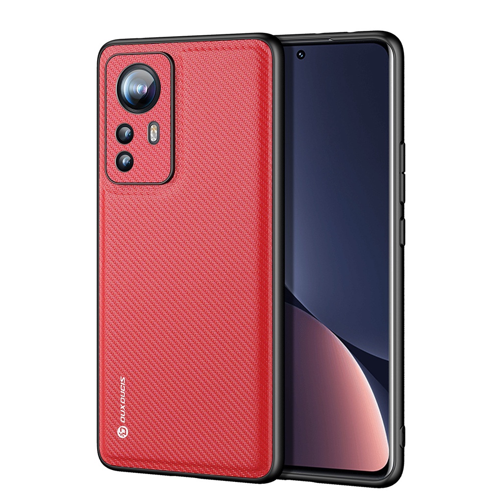 DUX DUCIS PU Leather Hard Case Xiaomi Mi 12 Pro Casing TPU Soft Border ...