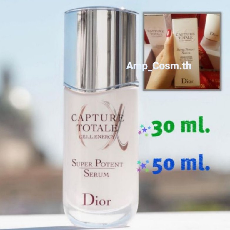แท้ DIOR Capture Totale Cell Energy Serum-Lotion 50 ml น้ำตบดิออร์ ...