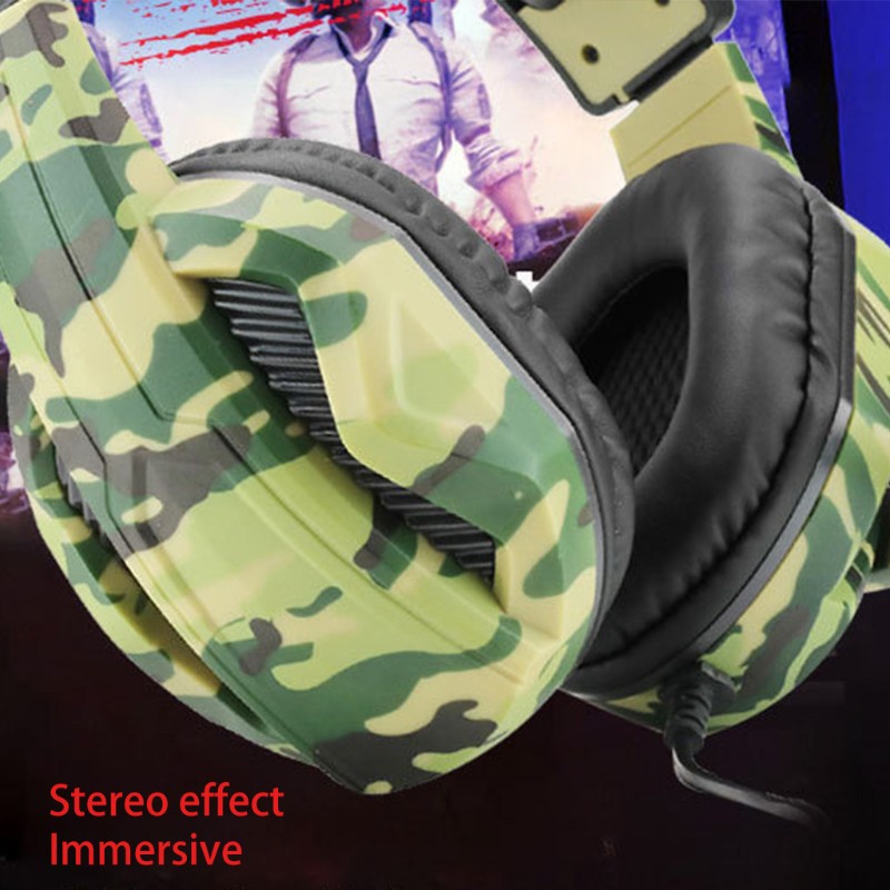 ( Yxa ) ชุดหูฟังแบบมีไฟ Led สําหรับ Ps4 Switch Computer Pc Bass Stereo ...