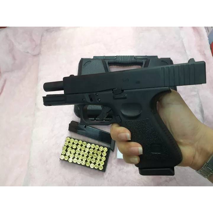 KUZEY G19 แบงค์กัน GLOCK 19 ดำ ได้ 2 Magazine แถมฟรี ลูก 1 กล่อง 50 นัด ...