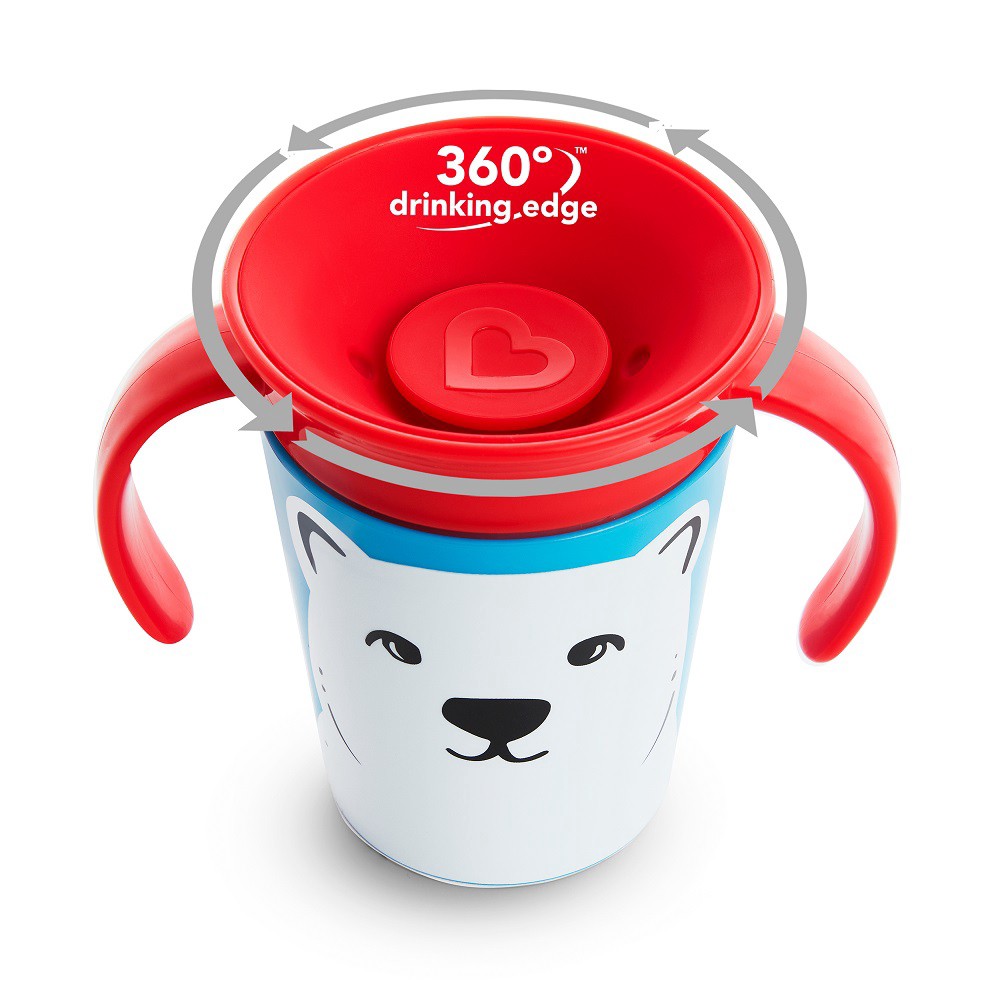 Munchkin ถ้วยหัดดื่ม 6oz Eco Deco Miracle 360 Trainer Cup - 1pk - คละ ...