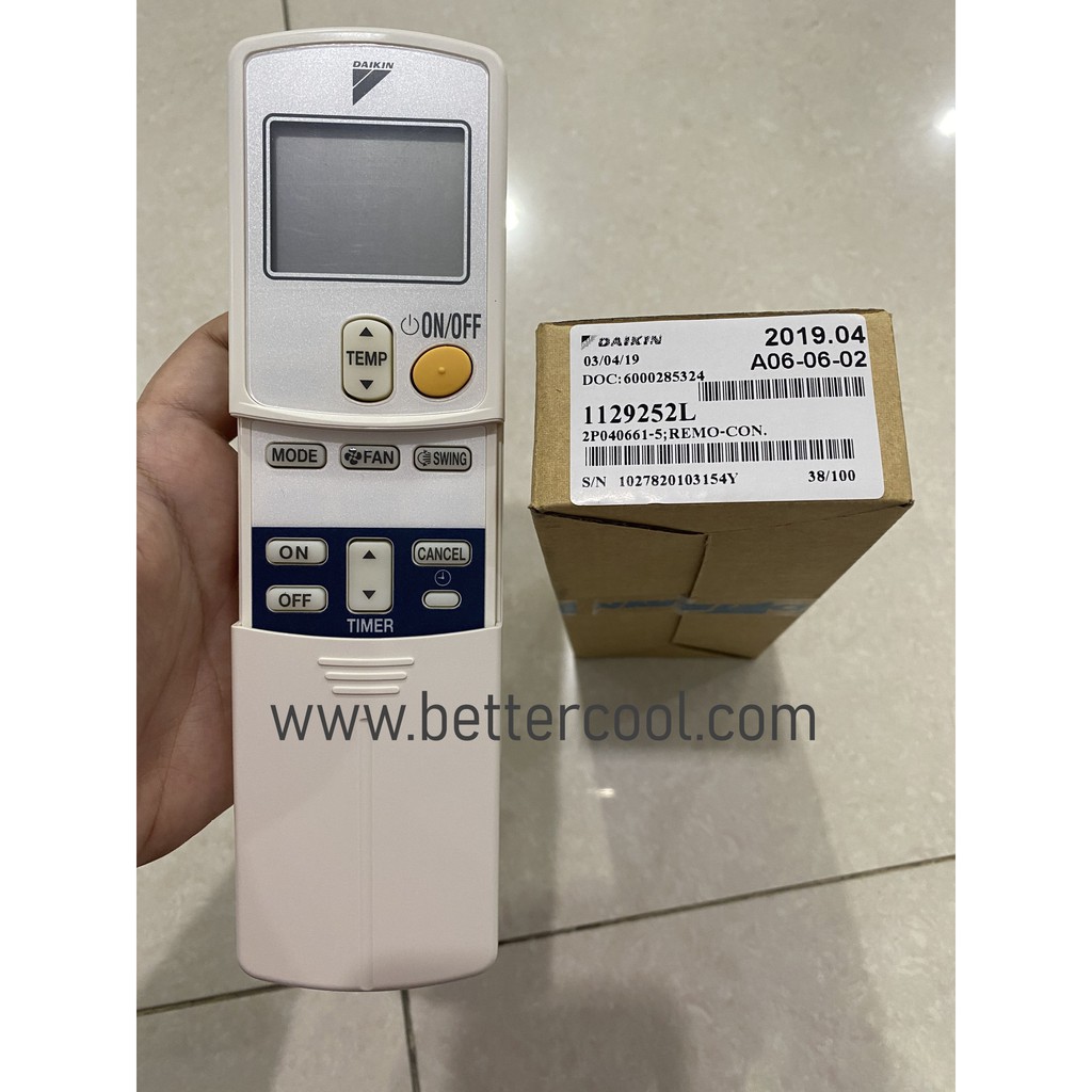 รีโมท ของแท้ แอร์ เครื่องปรับอากาศ ไดกิ้น Remote DAIKIN อะไหล่ไดกิ้น ...