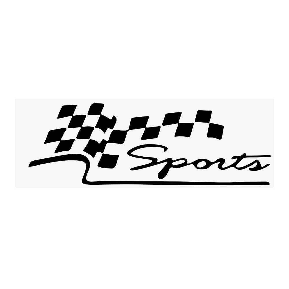 สติกเกอร์ไวนิลสะท้อนแสง ลายธงกีฬา ตลก สร้างสรรค์ สําหรับติดตกแต่งรถยนต์ ...