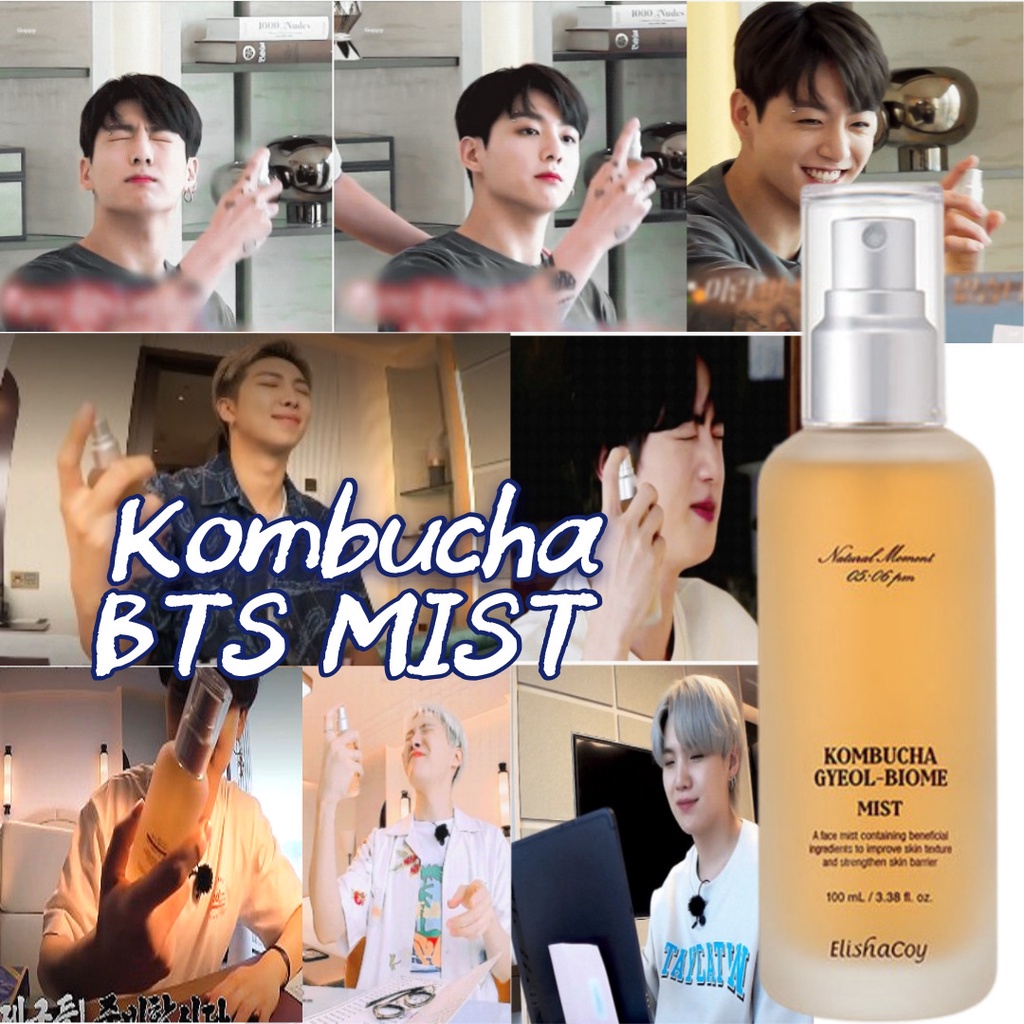 (1 แถม 1 ) น้ำแร่ BTS Elishacoy Kombucha Gyeol-Biome Mist 100ml. ของแท้เกาหลีพร้อมส่ง ...
