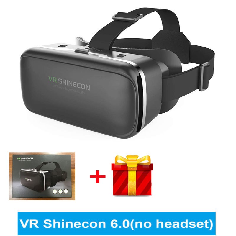 vr แว่นตา：al VR shinecon 6.0 Standard edition and headset version ...