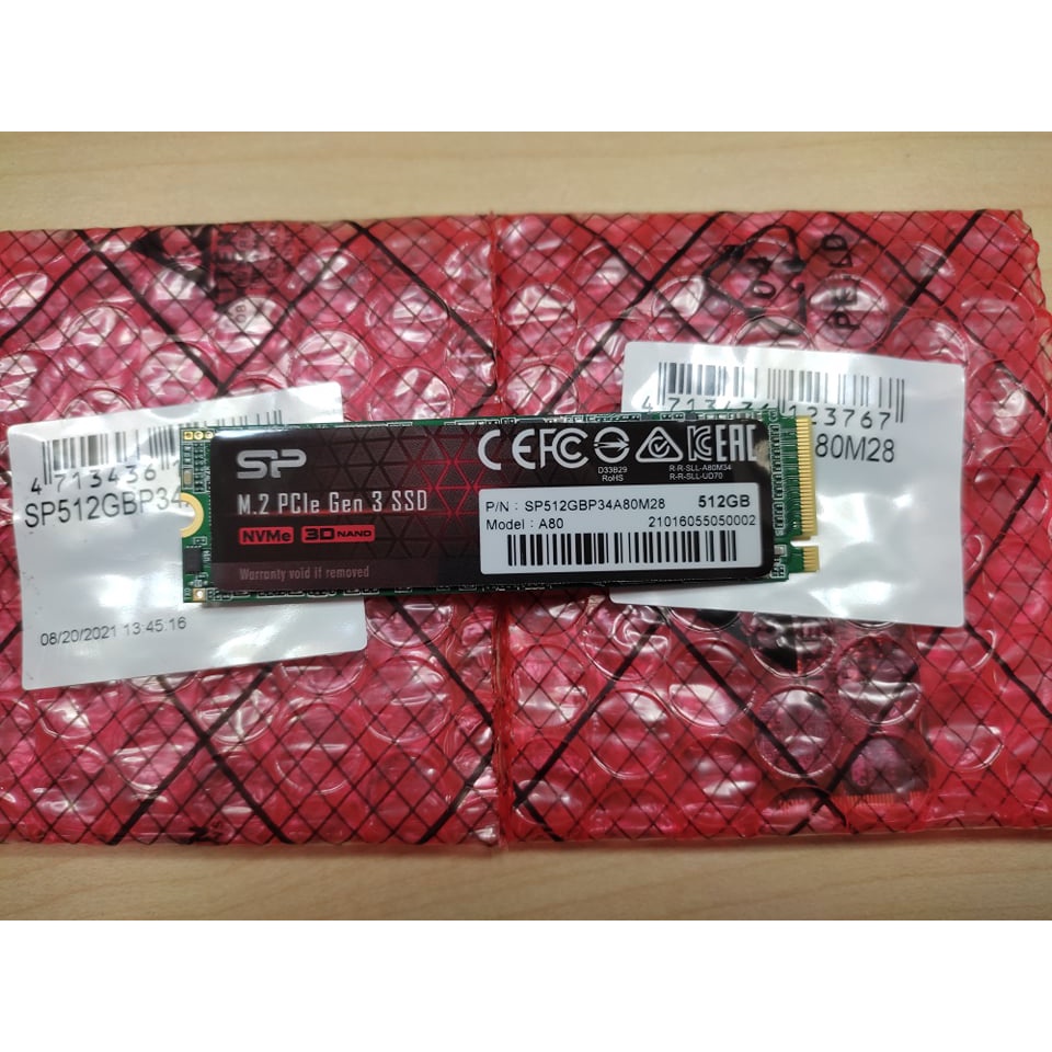SSD SP A80 Super-fast PCIe NVMe Gen3x4 P34A80 256GB 512GB และ 1TB 2TB ...