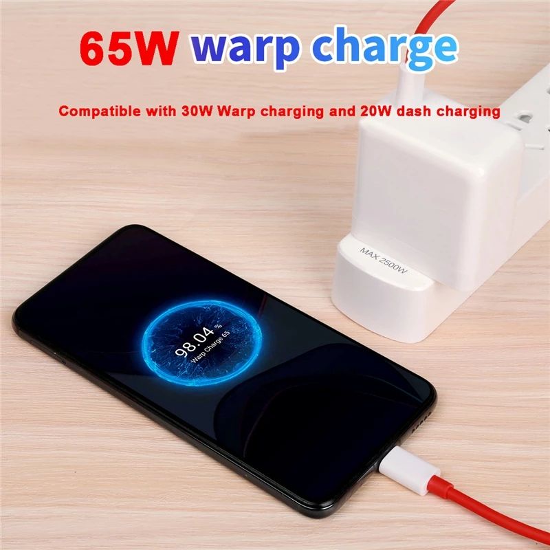 สายชาร์จ Oneplus Warp Charge 65W Power Adapter Usb C To Usb C Cable ...