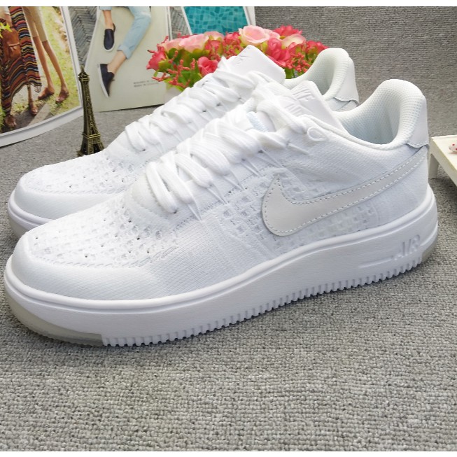 รองเท้ากีฬาผู้ชาย Nike Pure White Air Force One ของแท้ทั้งชายและหญิง ...