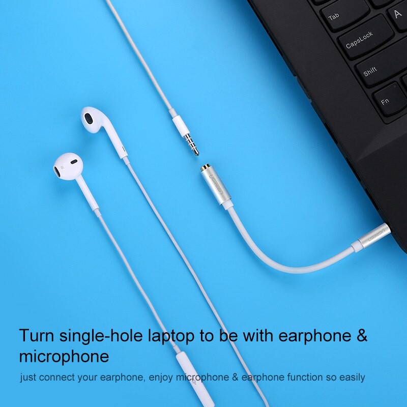 EverSky Ugreen Earphone Headphone Connector OMTP to CTIA Converter ...