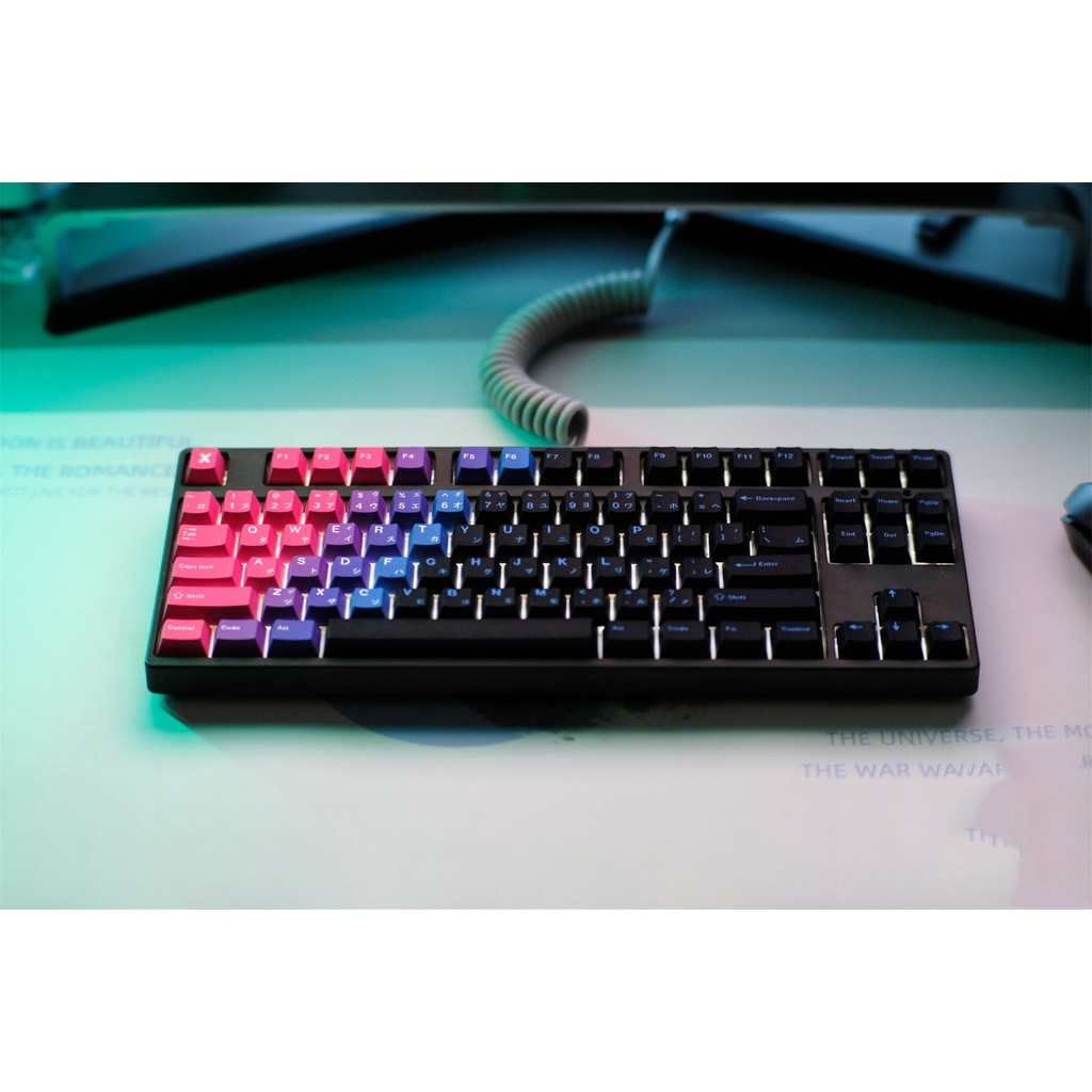 GMK Gradient Starry Sky Keycaps 129 คีย์ PBT Keycaps Cherry Profile DYE ...