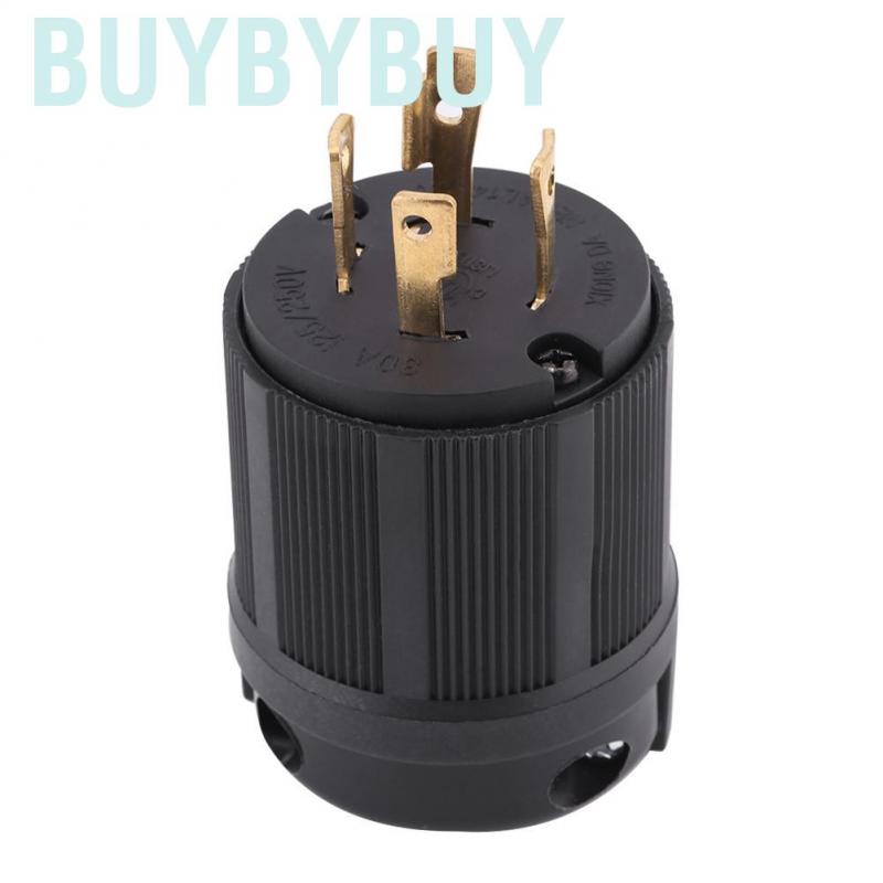 Buybybuy NEMA L14-30P 30A 125V-250V 4 Wire Twist Lock Electrical Plug ...