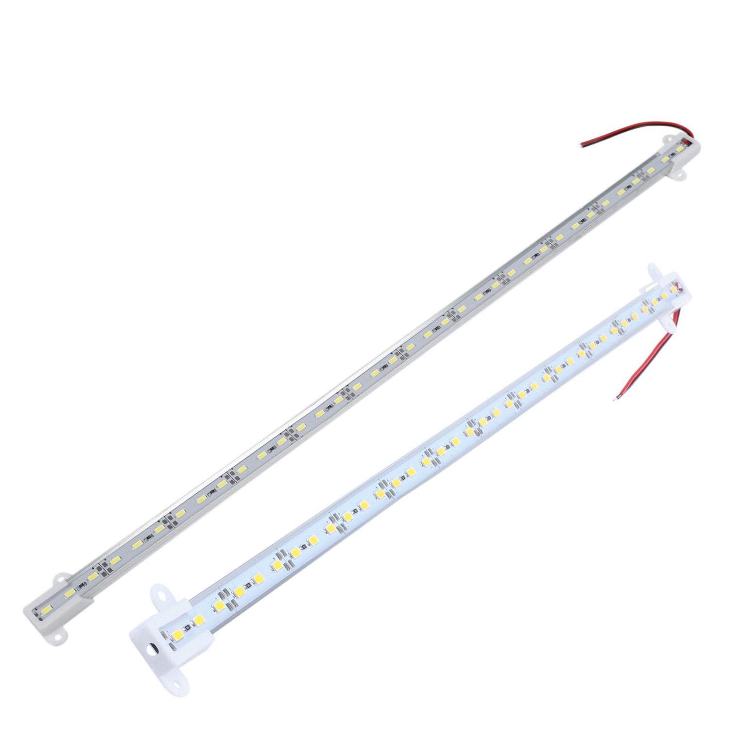 COD 50CM 12V 36 LED 5050 SMD Hard Strip Light Aluminum Rigid Warm White ...