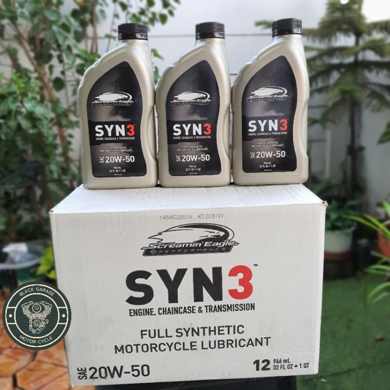 น้ำมันเครื่องHarley SYN3 Full Synthetic1ลัง น้ำมันScreamin Eagle ...