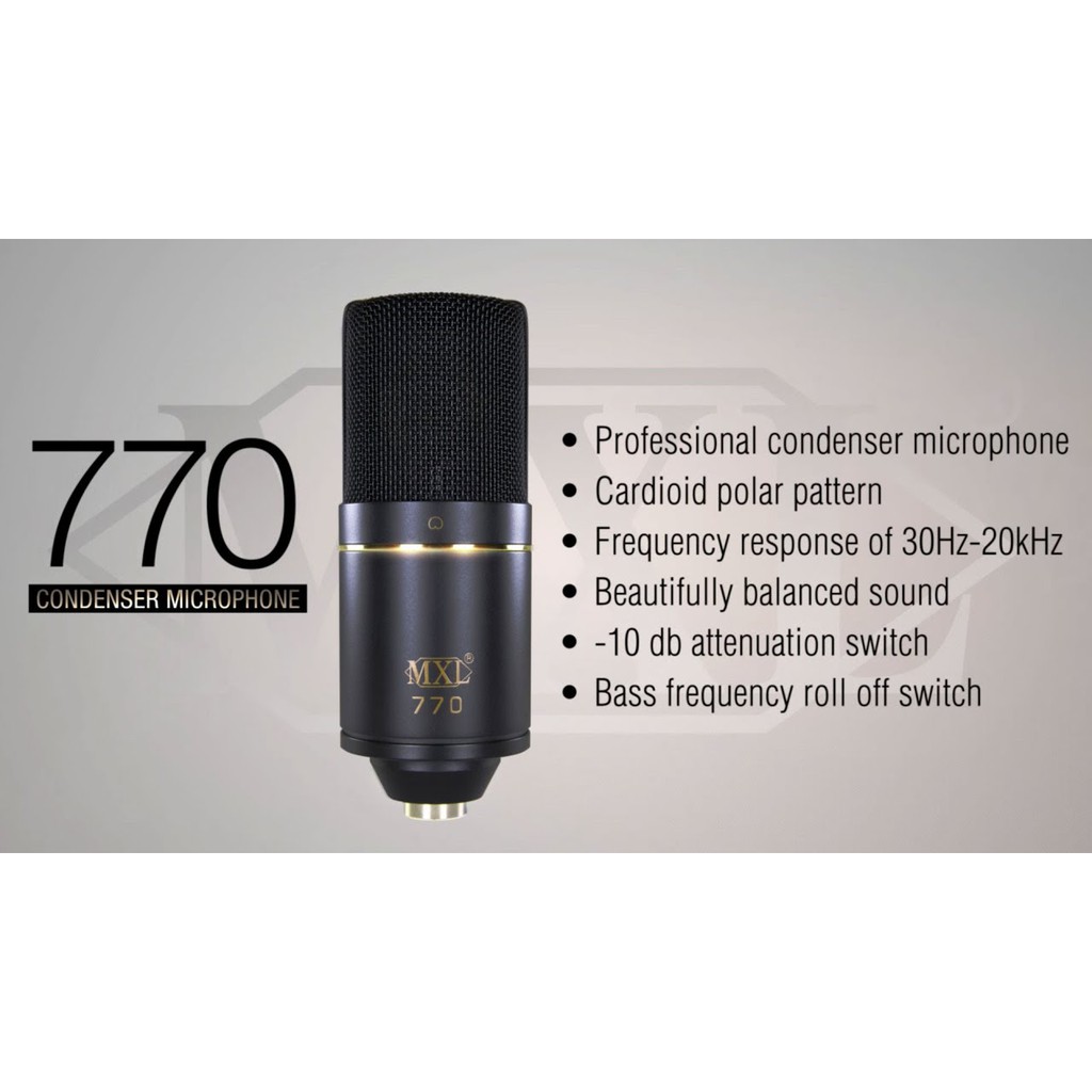 MXL 770 Condenser Microphone - wm_technology - ThaiPick