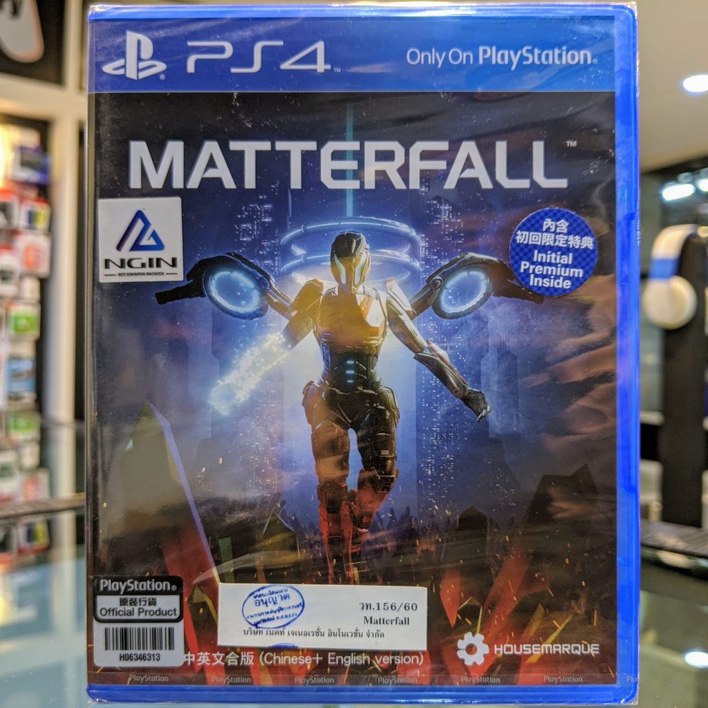 (ภาษาอังกฤษ) มือ1 Matterfall แผ่นกม PS4 แผ่นPS4 Matter Fall (Matter Fall Only On Playstation ...