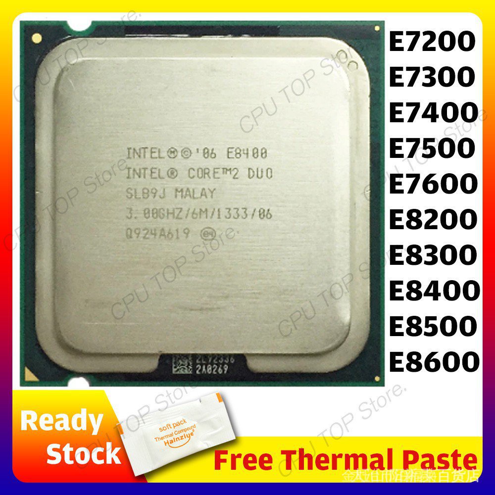โปรเซสเซอร์ CPU Intel e7200 e7300 e7300 e7400 E7500 E7500 e7600 e7200 ...
