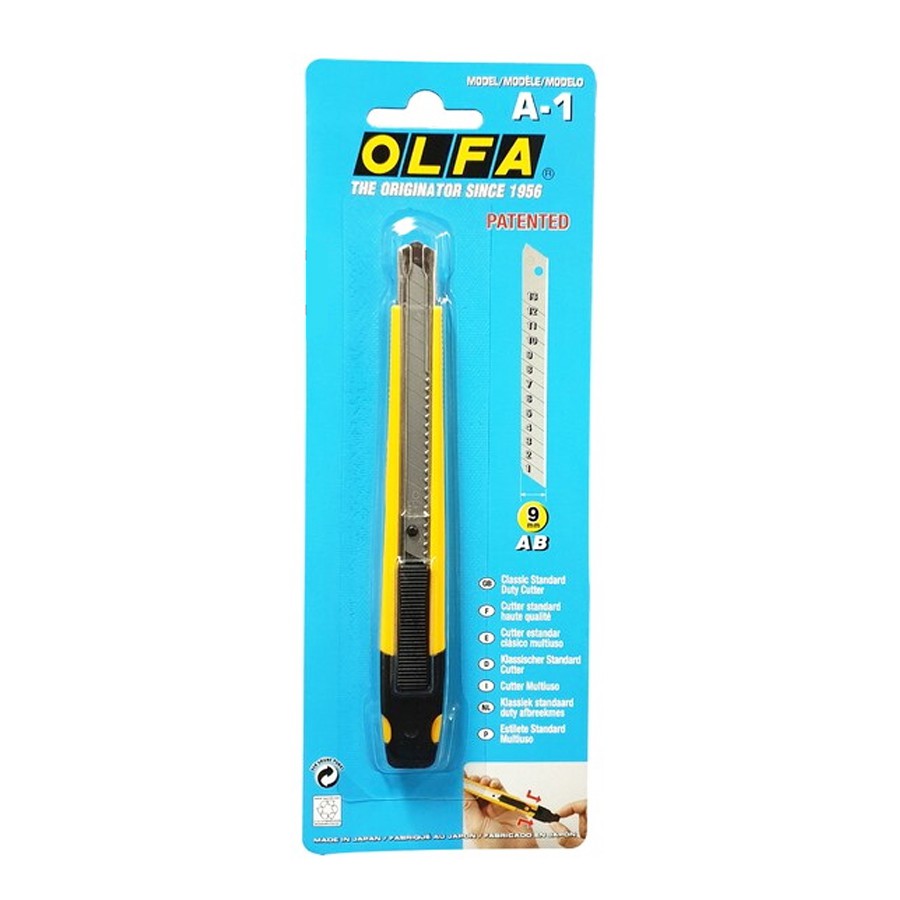 (KTS)คัตเตอร์ OLFA รุ่น A-1 รองรับใบมีดขนาดมาตรฐาน : 9 มม. ของแท้ Made in JAPAN ราคาพิเศษ หมด ...