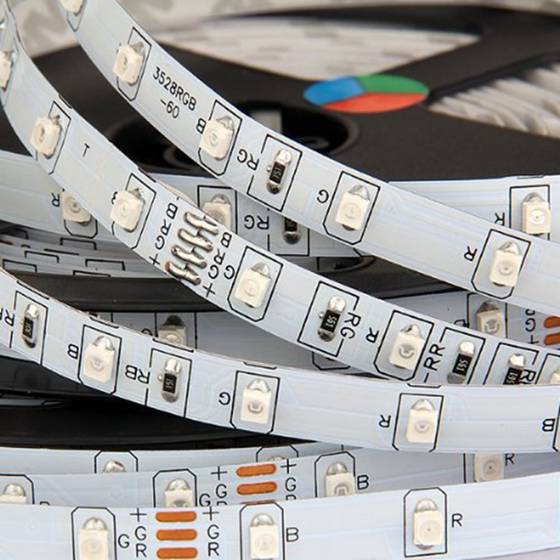 5M 5050 SMD 150 LED Strip ribbon bar RGB 44 remote control button ...