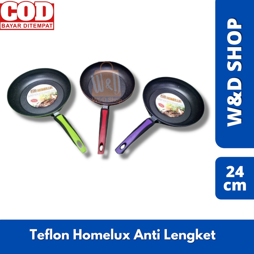 24 cm Non-Stick teplon / teflon homelux / teflon anti Sticky / teplon ...