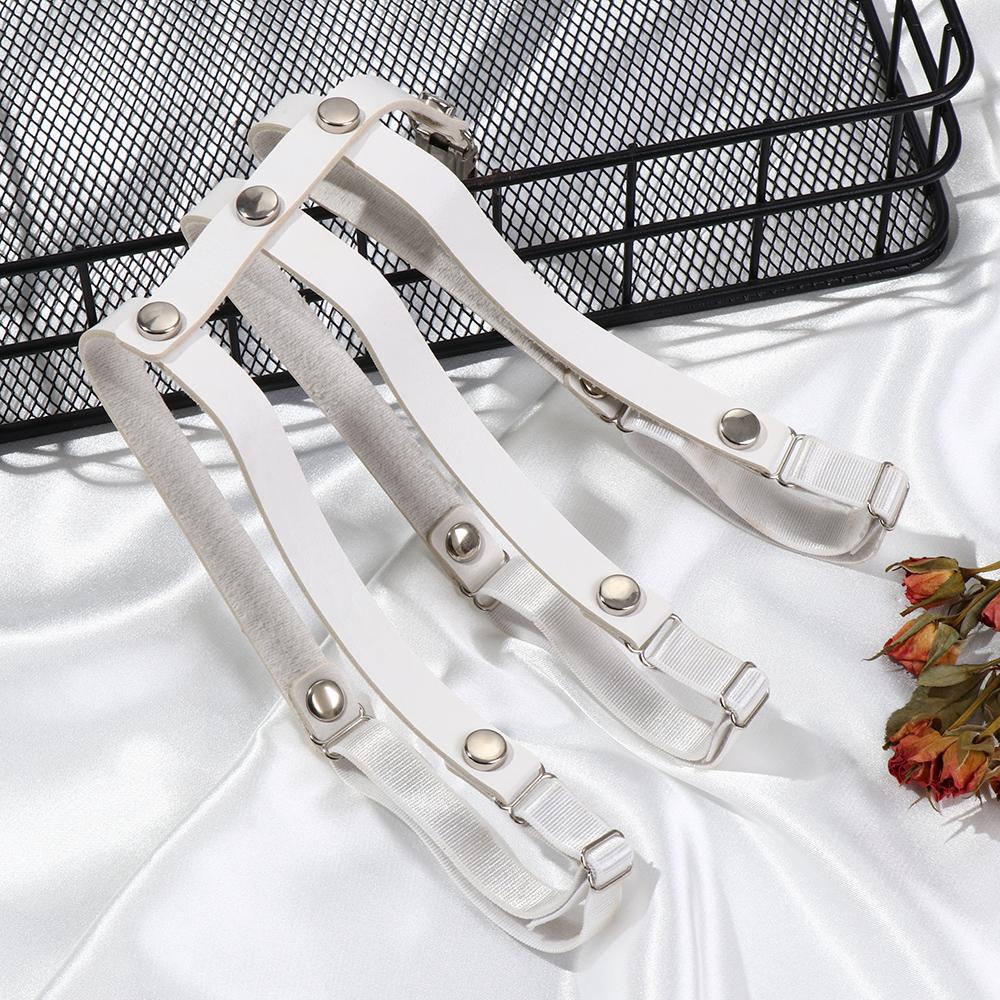 CLEVER Elastice Thigh Ring 3 Rows Leg Harness Garter Belt Pu Leather ...