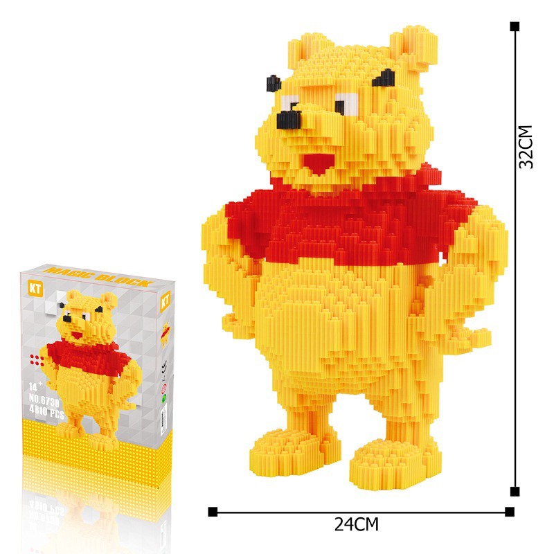 ของเล่น:4000cs+ Magic Blocks Winnie Bear Stitch Angle Figure Dumbo Big ...