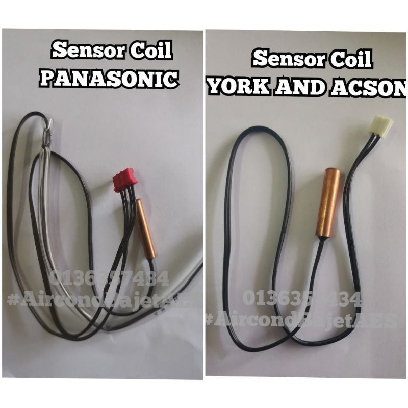 Sensor Coil york acson Panasonic sensor by Pass Aircond 1hp 1.5hp 2hp ...