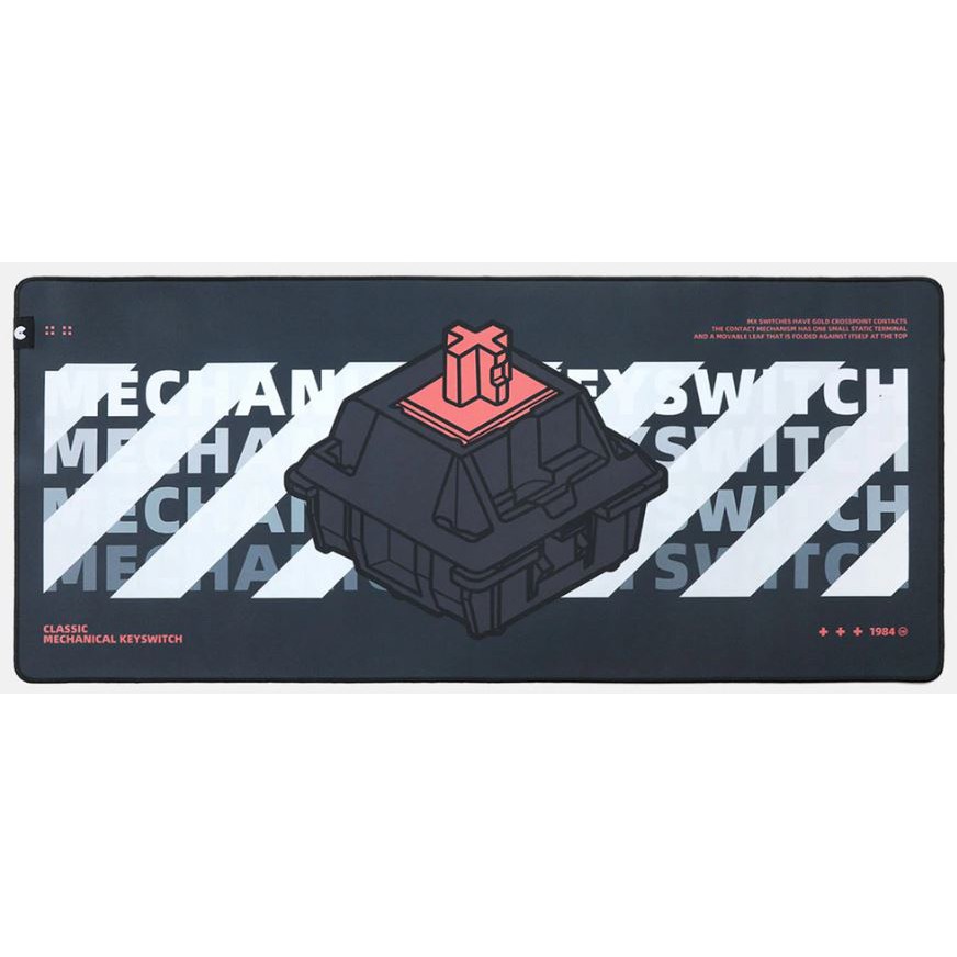 แผ่นรองเมาส์ ลาย สวิตช์คีย์บอร์ด Mechanical Switch Mousepad ผิว Speed - 7uytonl8bk - ThaiPick
