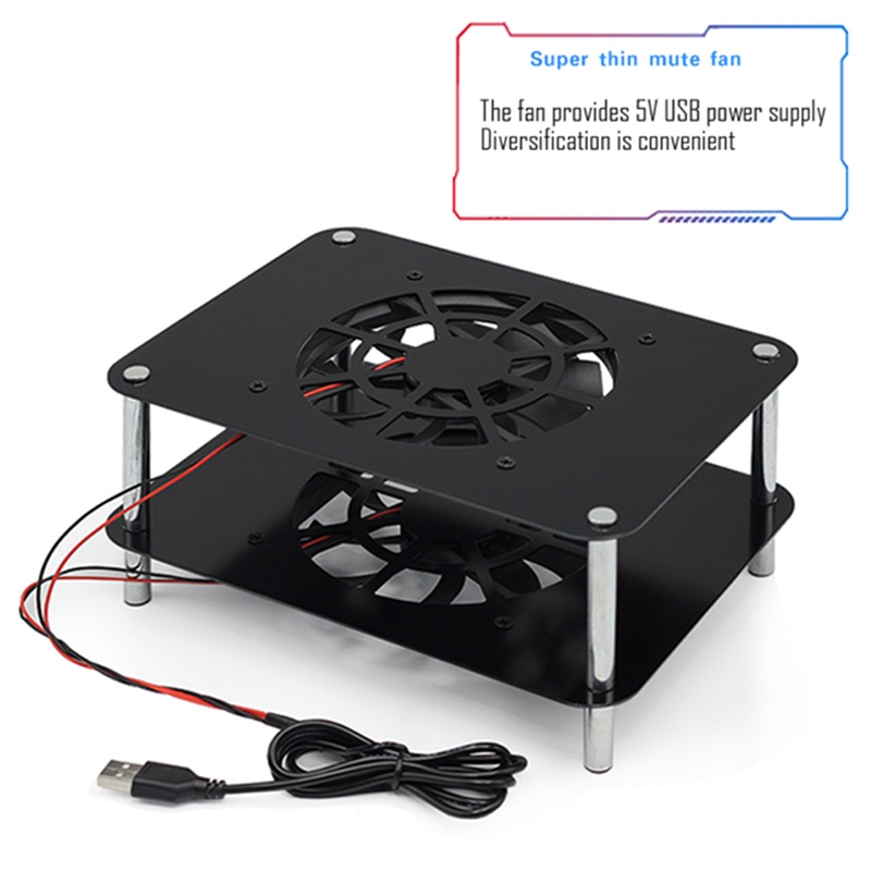 Longyou Wireless Router Cooling Fan TV Box Android 7.1 DC 5V USB Power ...