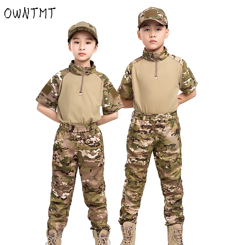 Outdoor Children39s CP Hunting Outfit Camouflage Suit Clothes Boy39s ...