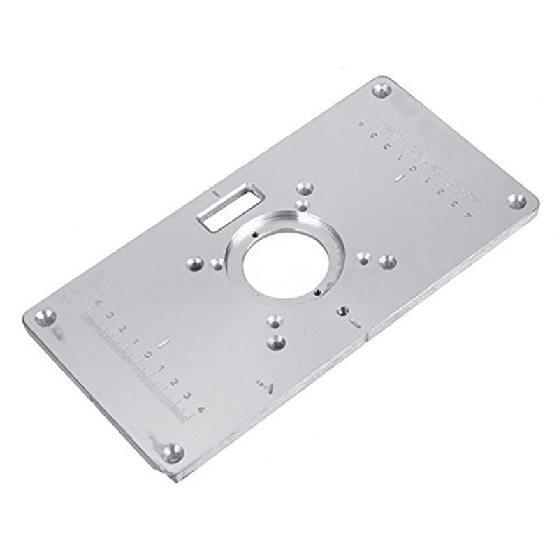 Router Table Plate 700C Aluminum Router Table Insert Plate 4 Rings ...