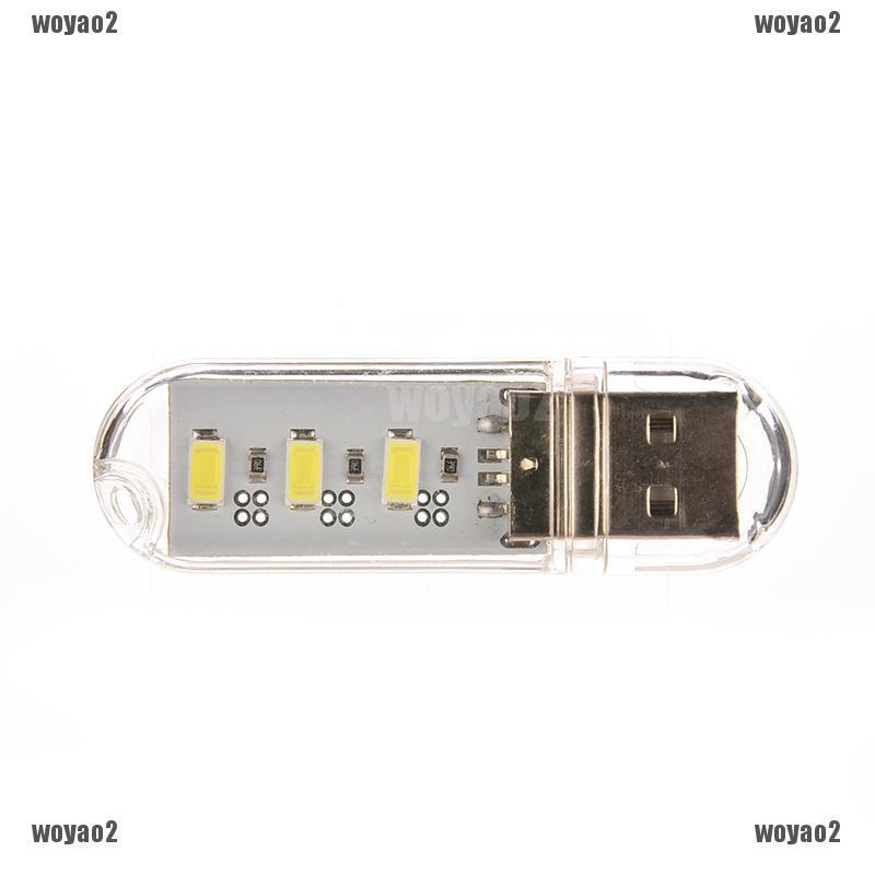 (woyao) พวงกุญแจชาร์จ Usb 3 LED - woyao2.th - ThaiPick