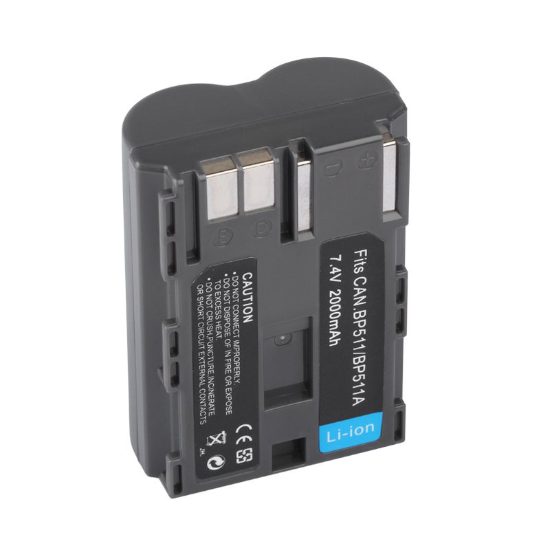 Camera Battery BP-511 BP-511A BP511A BP 511A For Canon EOS 40D 300D 5D ...