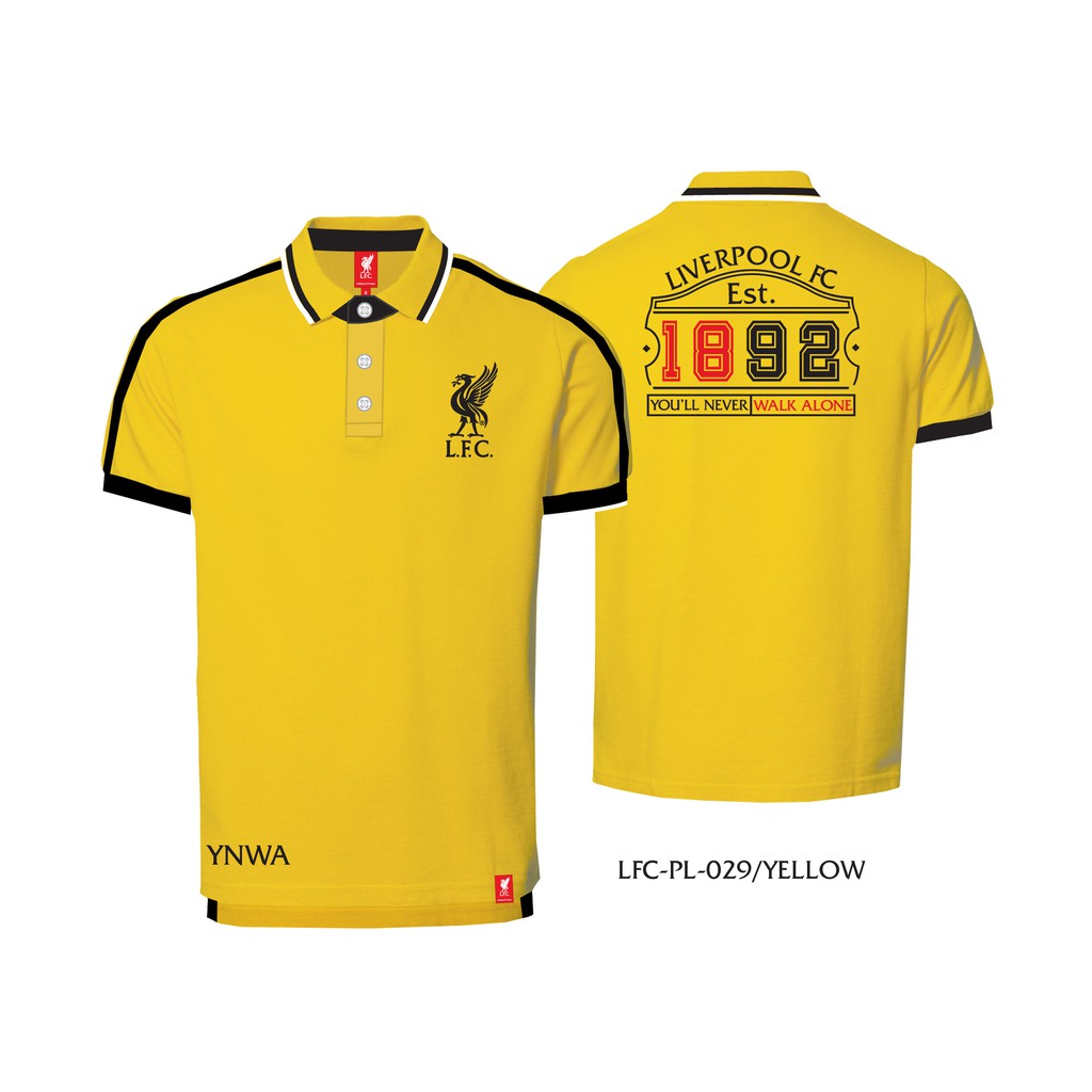 P029 Liverpool F.C.เสื้อโปโล โพลี ลิเวอร์พูล ลิขสิทธิ์ มี 4 สี ...