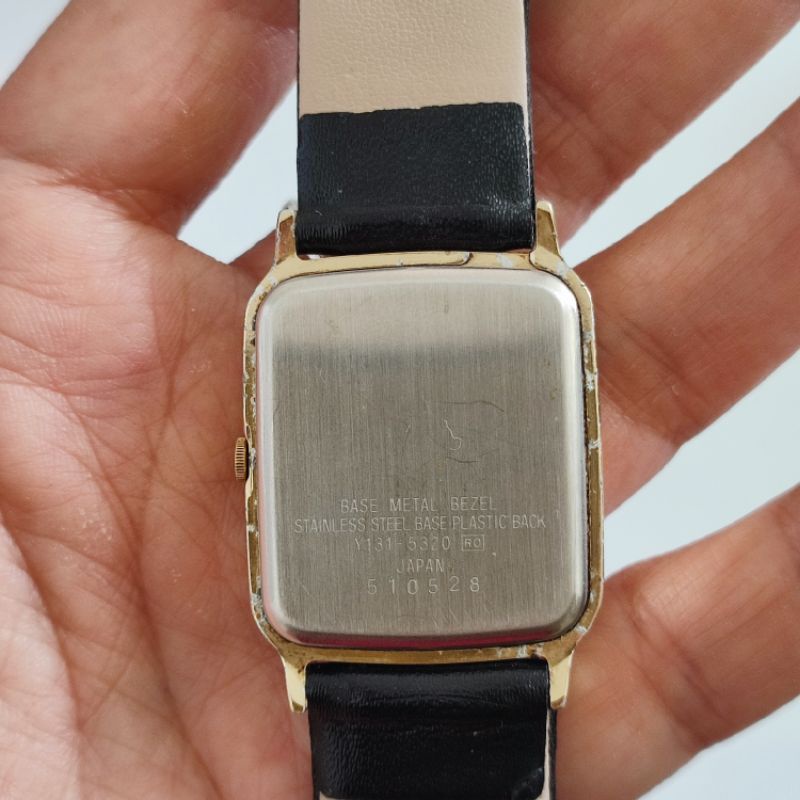 นาฬิกา วินเทจ Alba ของแท้ ทรง tank ระบบ quartz นาฬิกาญี่ปุ่นมือสอง ...