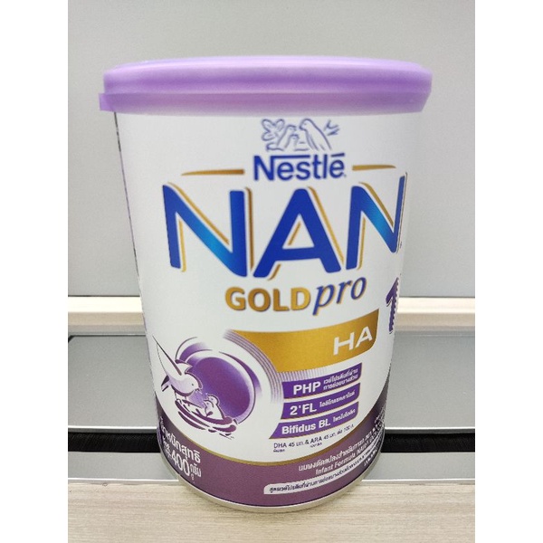 Nestle Nan Gold Pro HA1 นมผงเด็ก กป. 400g กล่อง 700-1400g ป้องกันเกิด ...